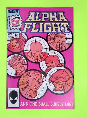 Alpha Flight #12 Vol. 1 1984 Marvel Comics Mid Grade Comic Book A39-104 ...