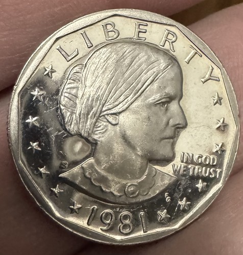 1981-S Susan B. Anthony PROOF $1 Dollar Coin from Proof Set *KEY DATE ...