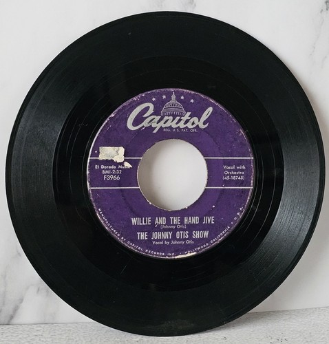The Johnny Otis Show 45rpm 'Hand Jive/Ring-A-Ling' On Purple Capitol ...