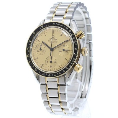 OMEGA SPEEDMASTER 3310.10 39mm SS/YG Automatic Chronograph Gold Dial # ...