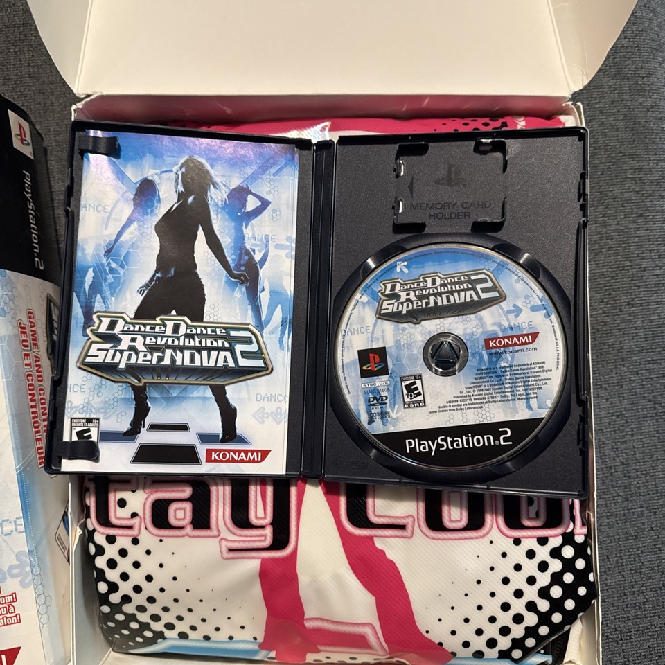 DDR Dance Dance Revolution Supernova 2 Bundle Sony PlayStation 2 PS2 ...