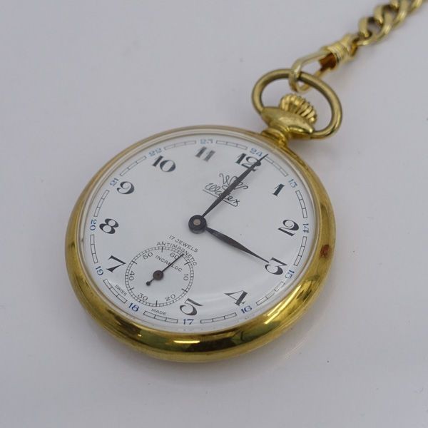 WATEX Pocket Watch Hand Winding Gold Chrysanthemum Crest Used From ...