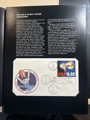 STS-8 Flight Cover USPS/NASA Express Mail Cover Flown on Shuttle | eBay