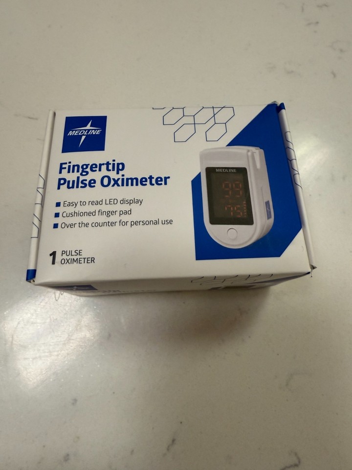 Medline Finger Pulse Oximeter Brand New in Original Box | eBay