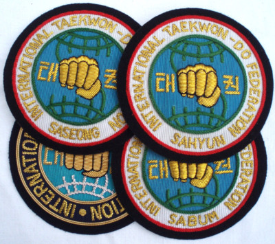ITF TAEKWONDO BLAZER BADGE - Offiziell Jacket Patch for Instructors and ...