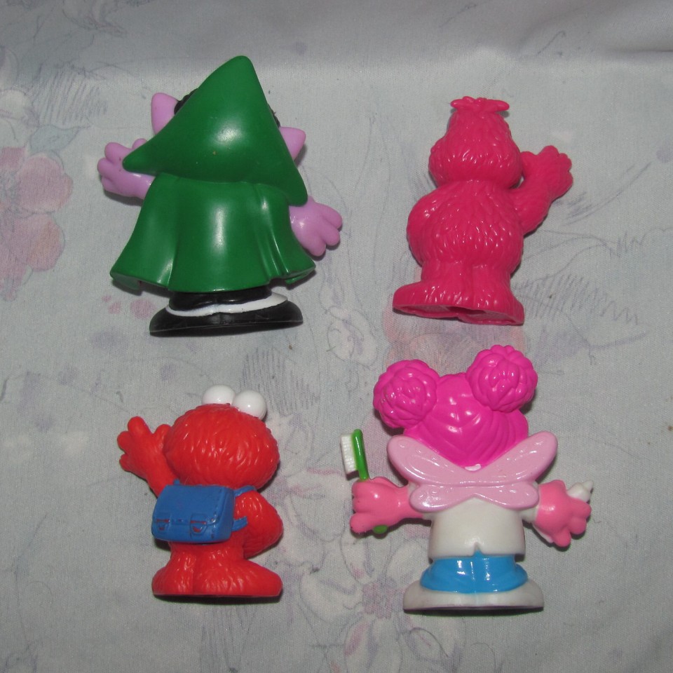 Sesame Street Workshop Figures - Count, Telly Monster, Elmo Backpack ...