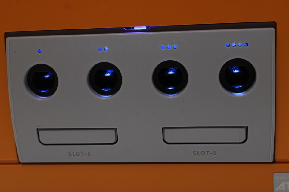 Nintendo GameCube Controller Port Custom LED Face Plate Mod GC NGC ...