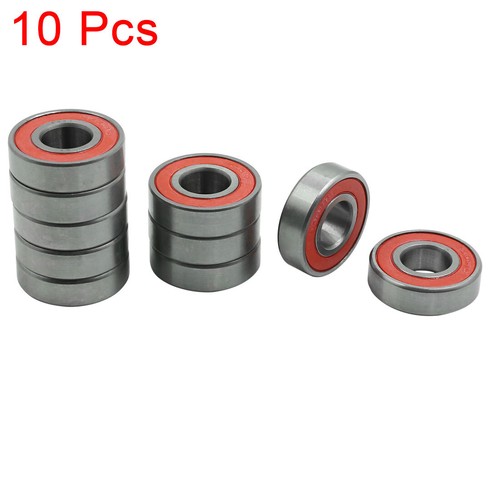 10pcs Universal 6001RS Deep Groove Sealed Shielded Ball Bearing 28 x 12 ...