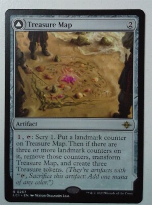 Treasure Map *Rare* Magic MtG x1 The Lost Caverns of Ixalan | eBay