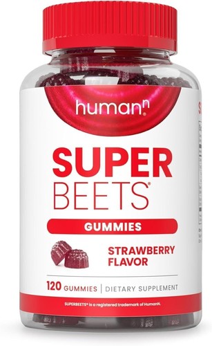 HumanN Super Beets Strawberry Gummies, 60-Day Supply-120 Count | eBay