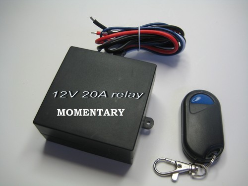MSD-INC 12V DC 30A 315mhz MOMENTARY remote control relay 12v output ...