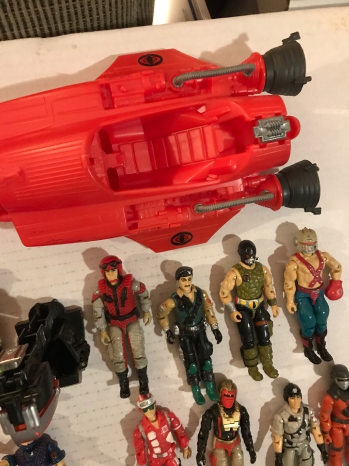 GI JOE Action Figure Lot OF Vintage Hasbro 1980's GI Joe Action Figures ...