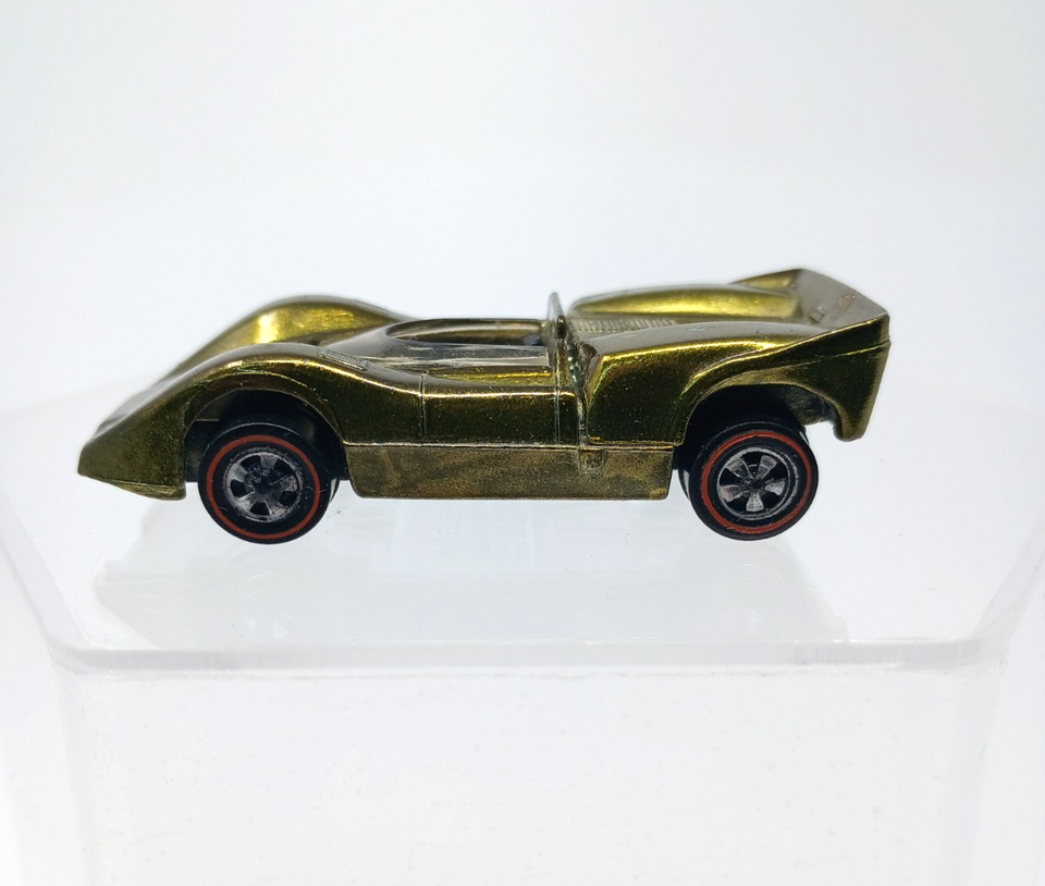1969 Hot Wheels Redline Mc Laren M6A Olive Green w/ Black Interior | eBay