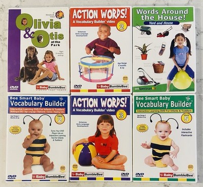 6 BABY BUMBLEBEE DVD LOT BEE SMART BABY ~ VOCABULARY / ACTION WORDS | eBay