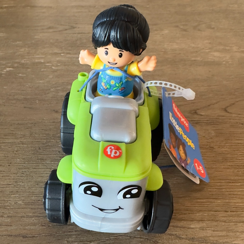 Fisher Price Little People-Green Barnyard Tractor Farm Toy & Figure Set ...