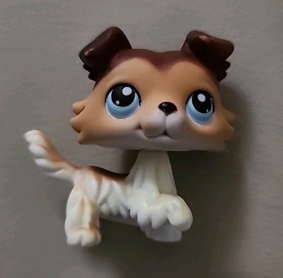 LPS Hasbro Sage Collie Dog Paw Up Red Magnet #58 - Authentic Littlest ...