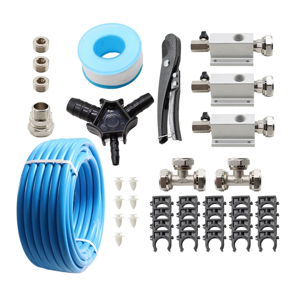 Compressed Air Line System Master Kit For M7500 3/4" Tubing 100 Feet 3 ...
