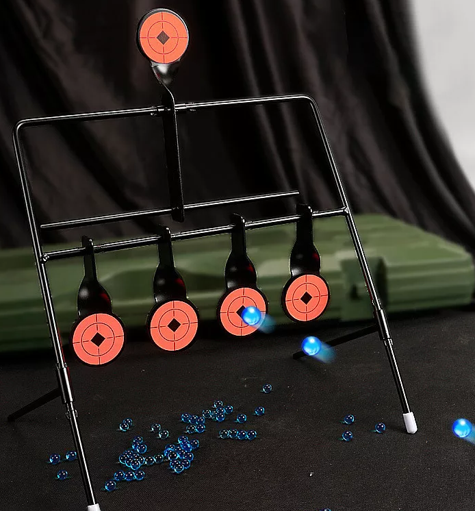 Metal Airsoft Self Resetting Shooting Target Air Gun Rifle Gallery ...