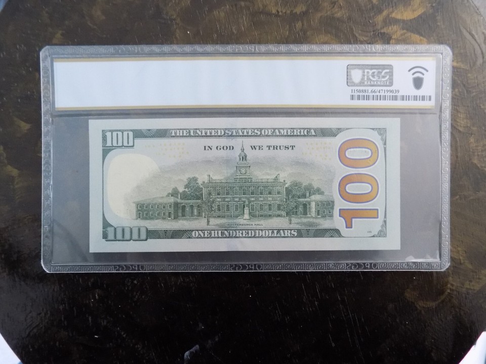 2017A $100 FERERAL RESERVE NOTE-FANCY SERIAL NUMBER PCGS BANKNOTE 66 | eBay
