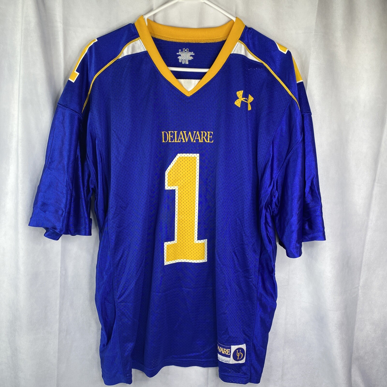 University of Delaware Football Jersey #1 Under Armour Mens Size L | eBay