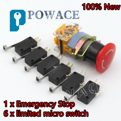 Connectors, Switches & Wire - E Stop