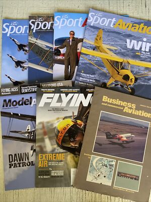 Airplane Mag (7) EAA SPORT AVIATION Mag Flying Model Aviation Business ...
