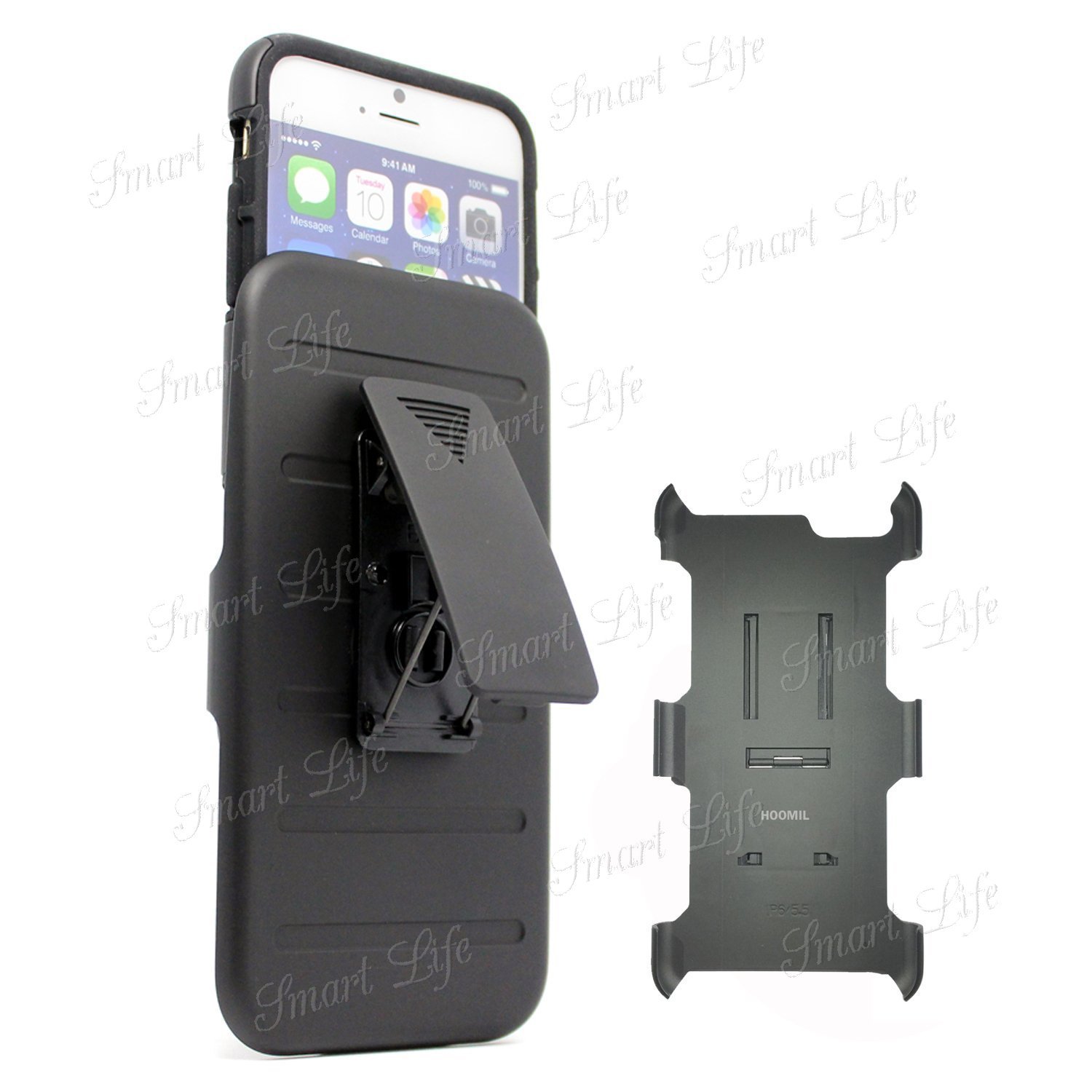 Heavy Duty Shockproof Hybrid Silicone Armor Tough Hard Case Cover With ...