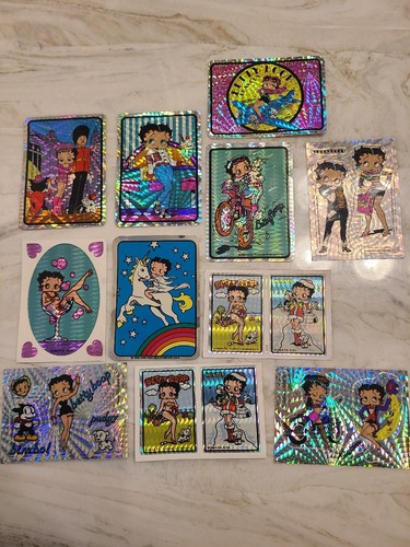 Vintage Betty Boop Vending Prizm Sticker Lot 1988-1994 | eBay