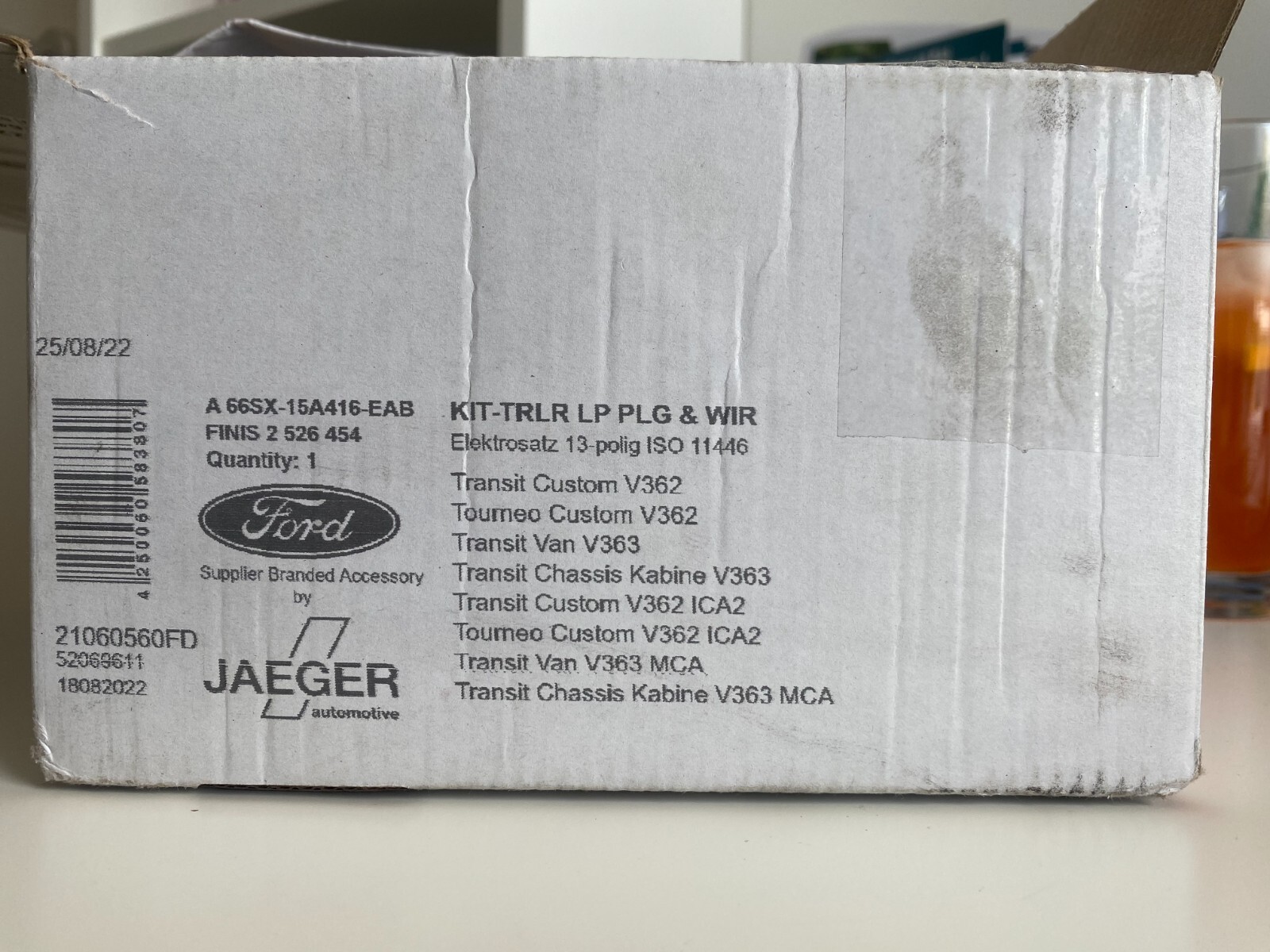 JAEGER AUTOMOTIVE ELECTRICAL KIT FOR TOW BAR 13 PIN CONNECTOR part ...