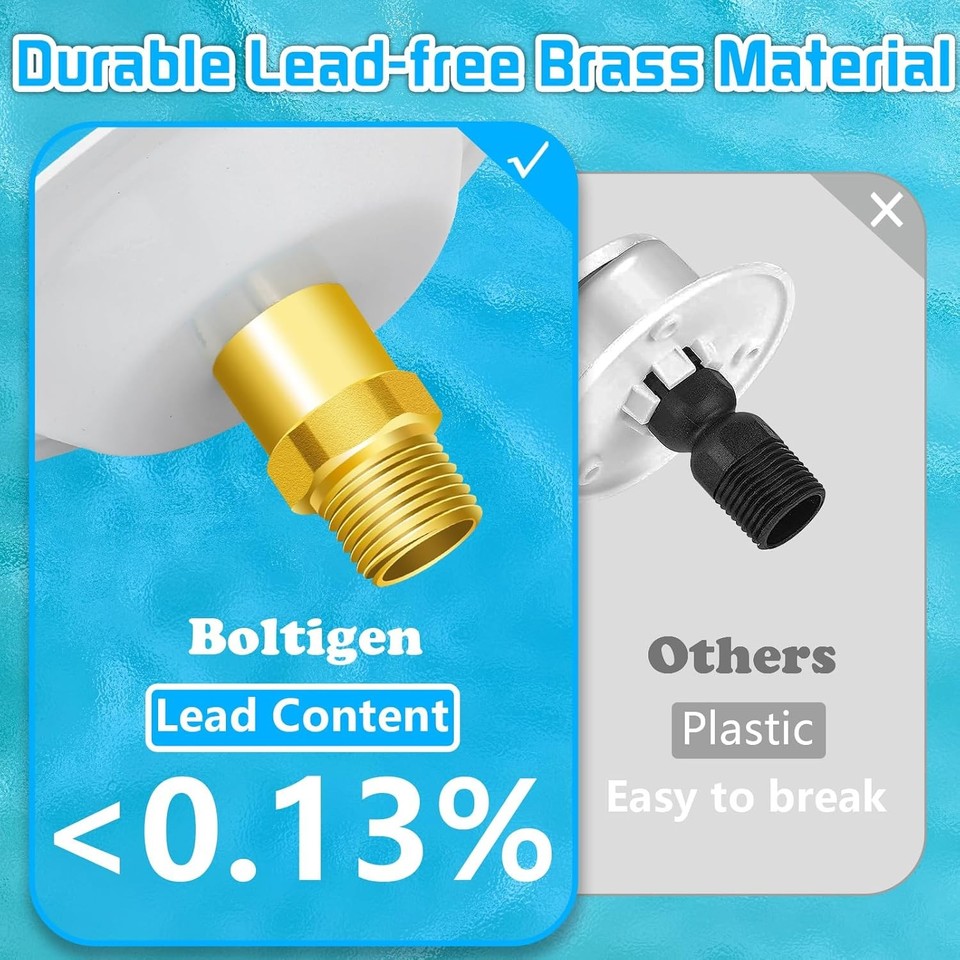 City Water Inlet with Check Valve, Water Fill Inlet White Big Flange | eBay