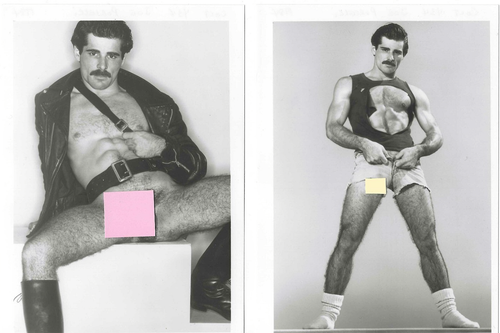 Pair Vintage Colt Studio Beefcake Physique Photos - Model Joe Porcelli ...