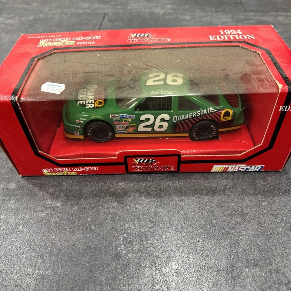 Racing Champions 1994 Edition Nascar Stock Car #26 Brett Bodine Quaker ...