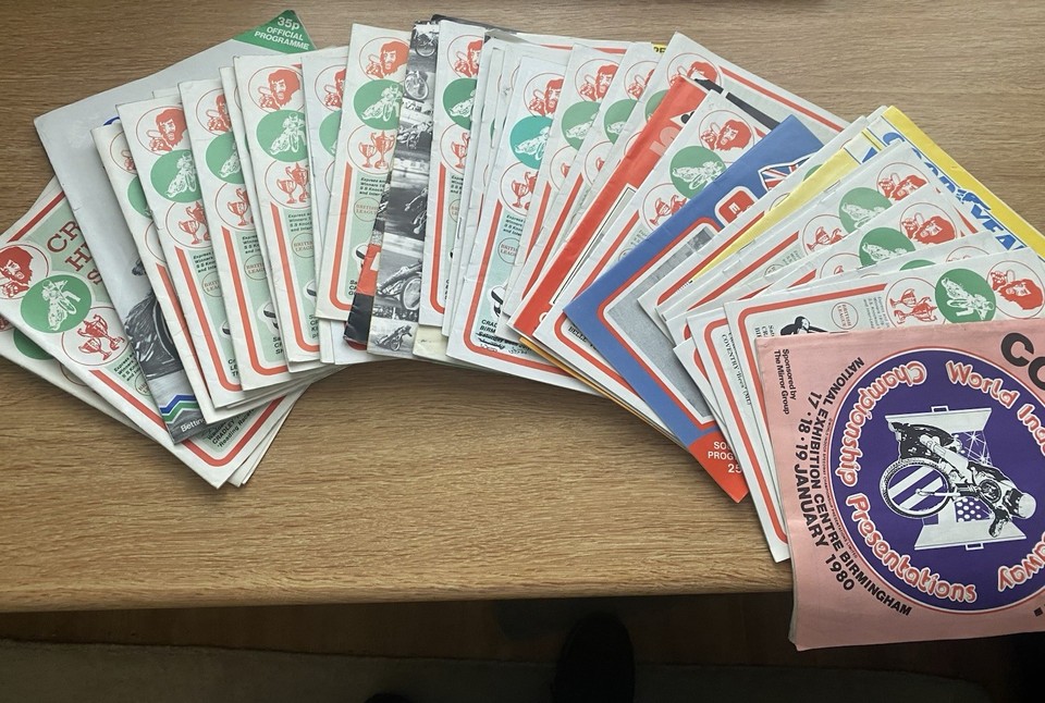 SPEEDWAY. Cradley Heath Speedway programmes 1980 Season Plus Others. 43 ...