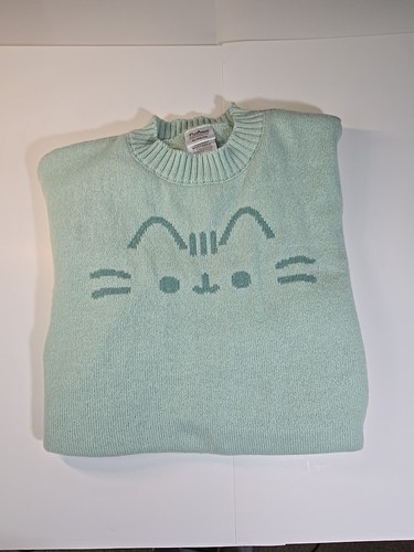 Pusheen Oversized Sweater 2024 Winter Box Exclusive Cat XL/XG/TG Green ...