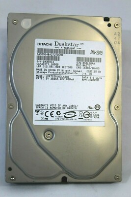 Hitachi Deskstar Model HDP725016GLA380 160GB HDD from Tower Computer ...