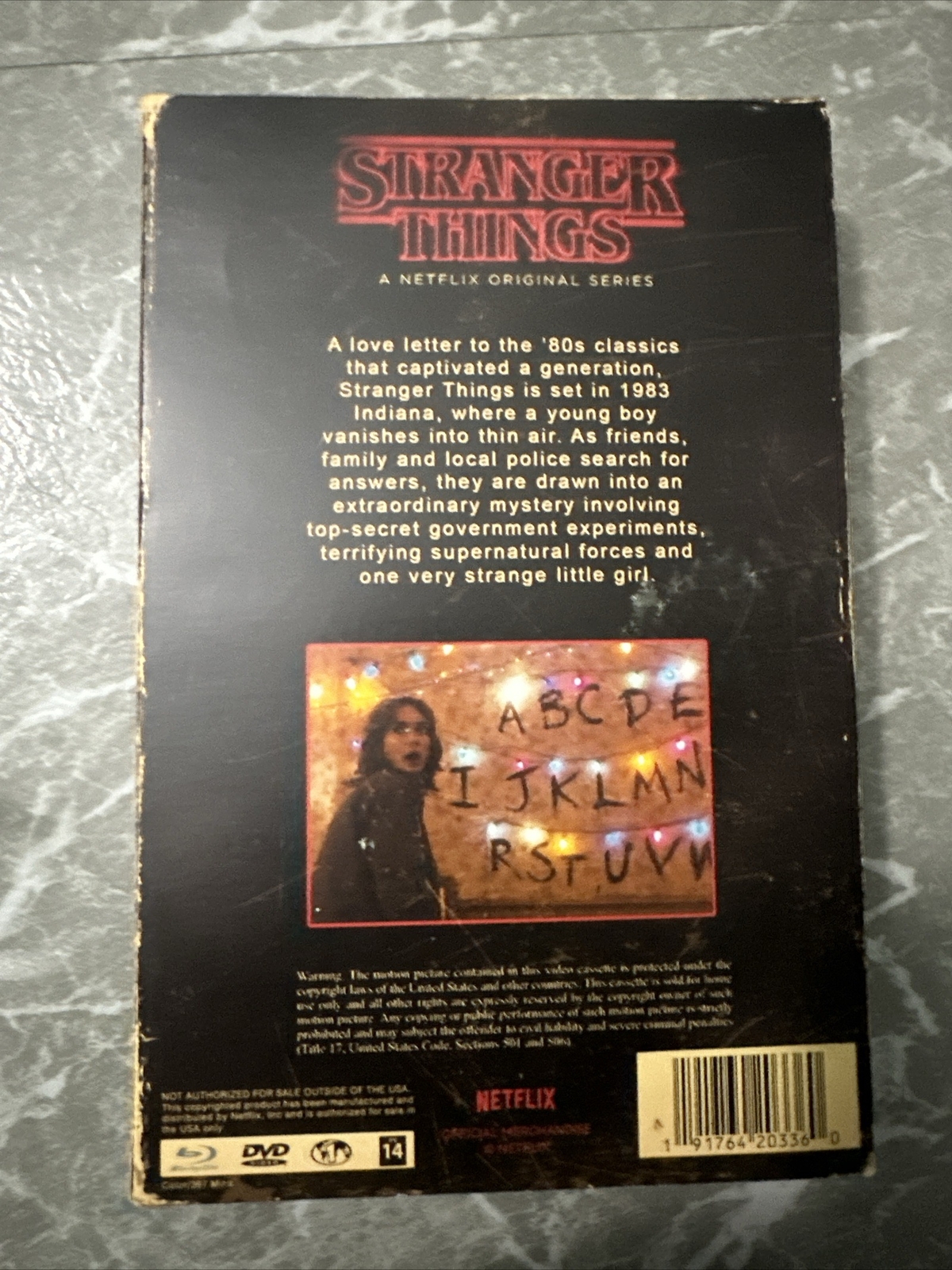 STRANGER THINGS SEASON 1 COLLECTOR'S EDITION BLU-RAY DVD DISC BOX SET ...