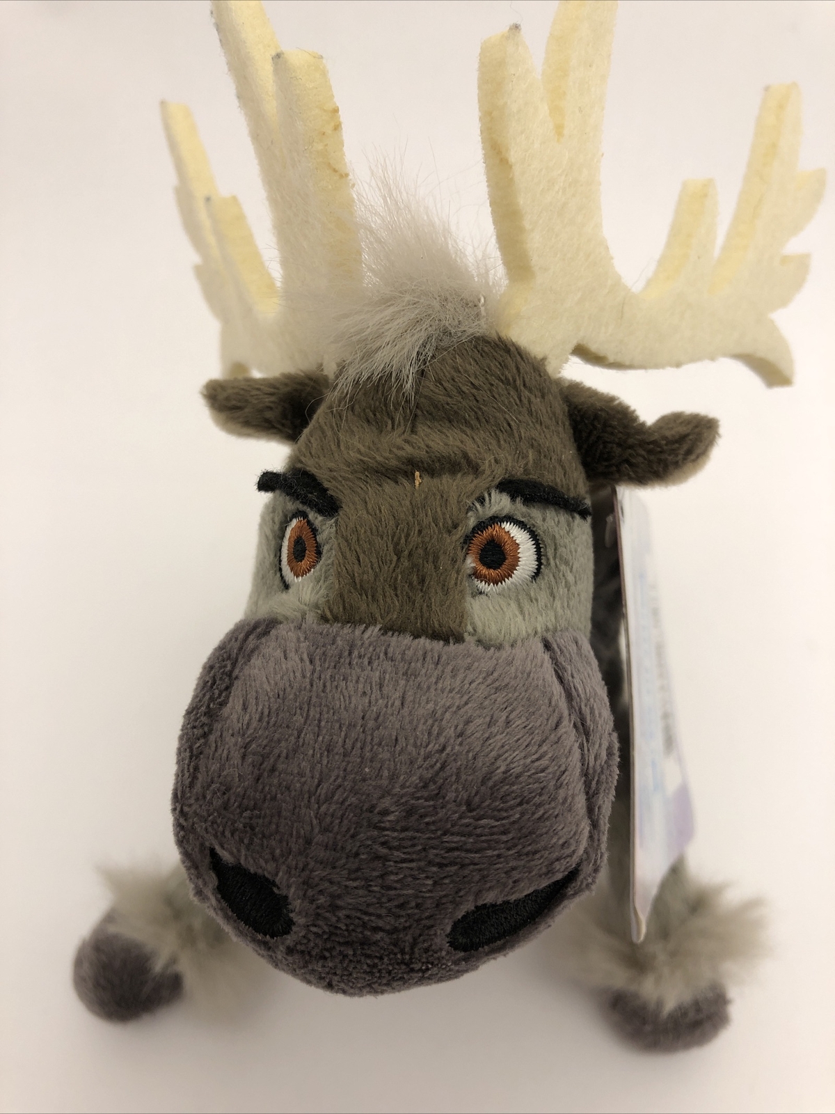 Disney Frozen Sven Non-Talking 8" Plush Gray Moose Stuffed Animal with ...
