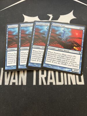 Treasure Mage X4 Magic cards MTG | eBay