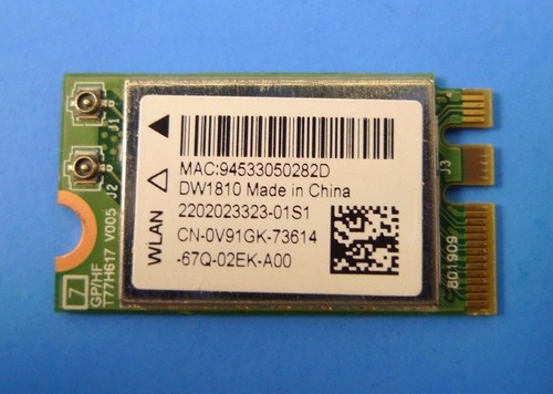 Inspiron 15-5567 17-5765 DW1810 WLAN WiFi +Bluetooth Dual Band Cards ...