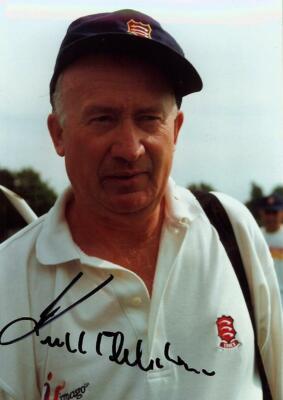 KEITH FLETCHER OBE ESSEX AND ENGLAND SIGNED PHOTO. .REDUCED PRICE ...