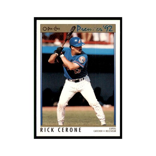 1992 O-Pee-Chee Premier Rick Cerone Montreal Expos #90 | eBay