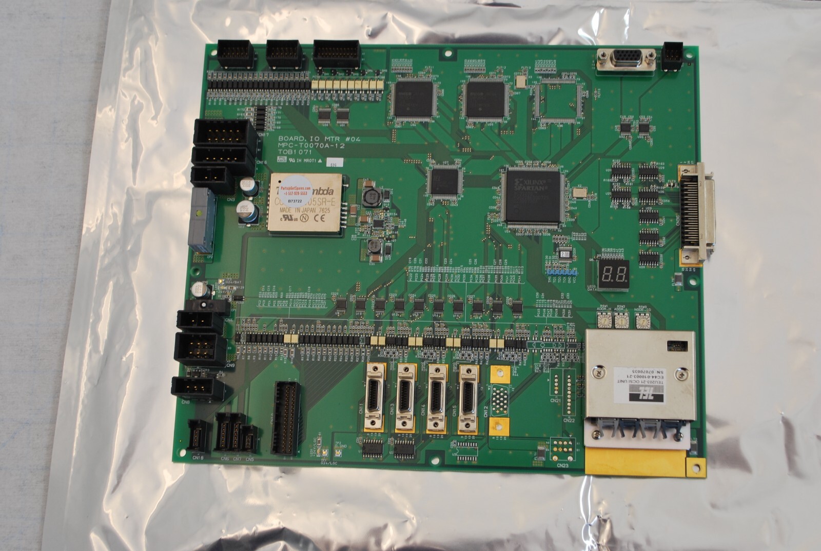 TOB1 071 / BOARD IO MTR #04 MPC-T0070A-12 LITHIUS PRO / TOKYO ELECTRON ...