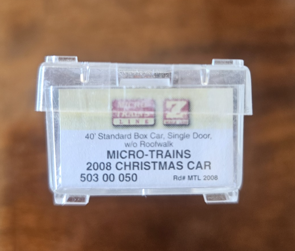 Z-Scale Micro‑Trains Christmas 40’ Standard Box Car #503 00 050 – Santa ...
