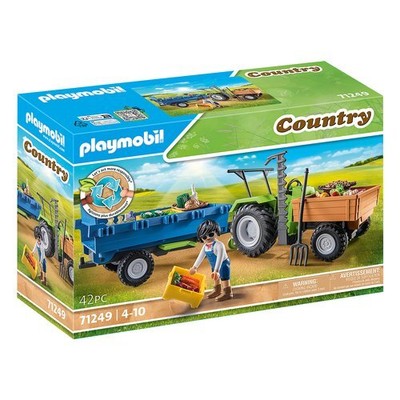 PLAYMOBIL 71249 Tracteur Avec Remorque COUNTRY 42 Pz | eBay