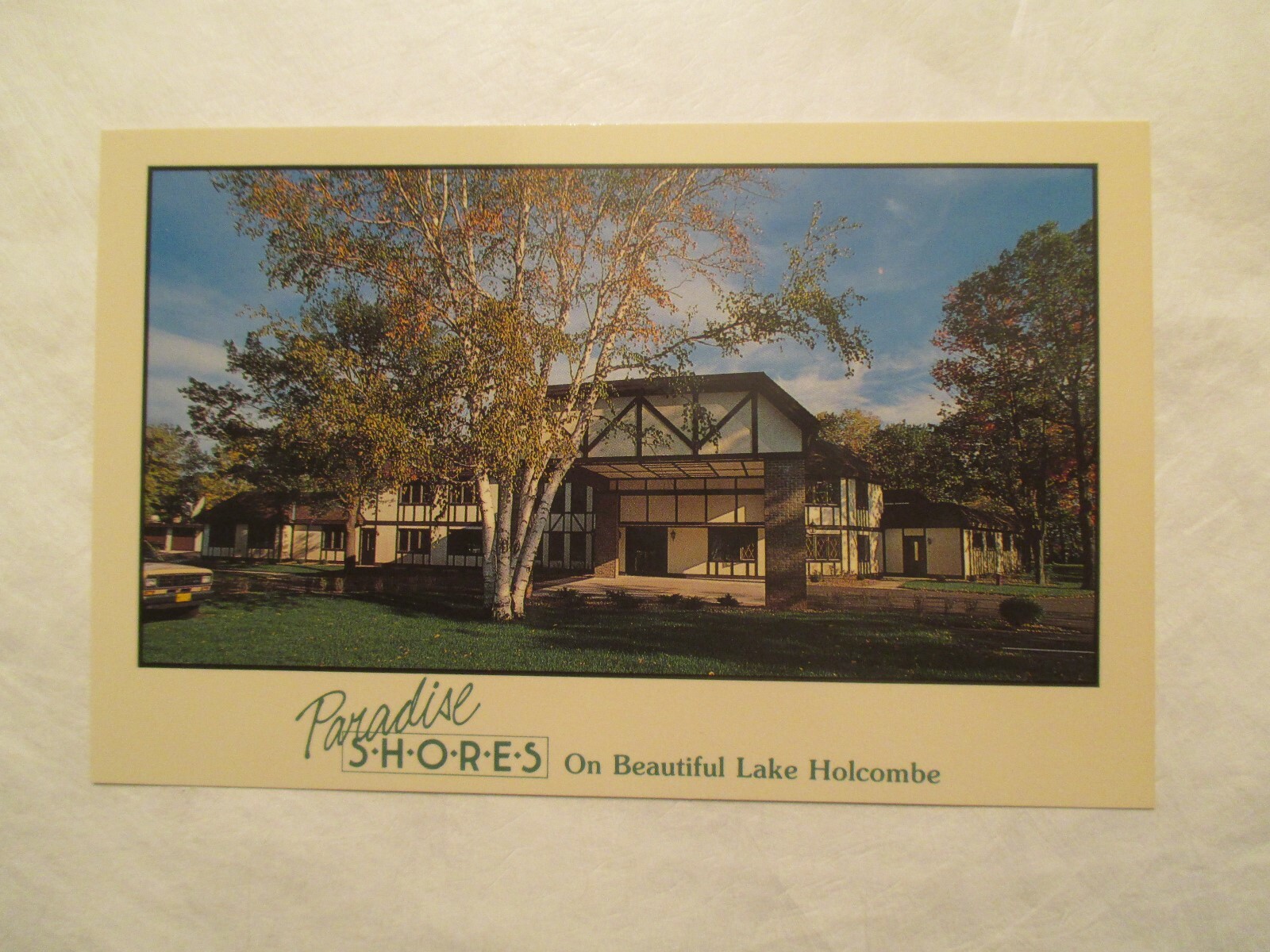 Paradise Shores Beautiful Lake Holcombe Wisconsin WI Postcard | eBay