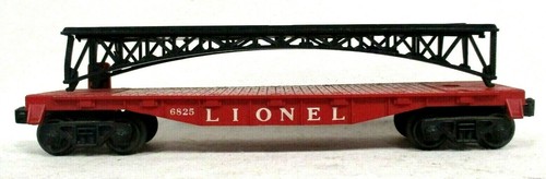 Lionel 6825 Trestle Bridge Flat Car Postwar Model Railway Freight Train ...