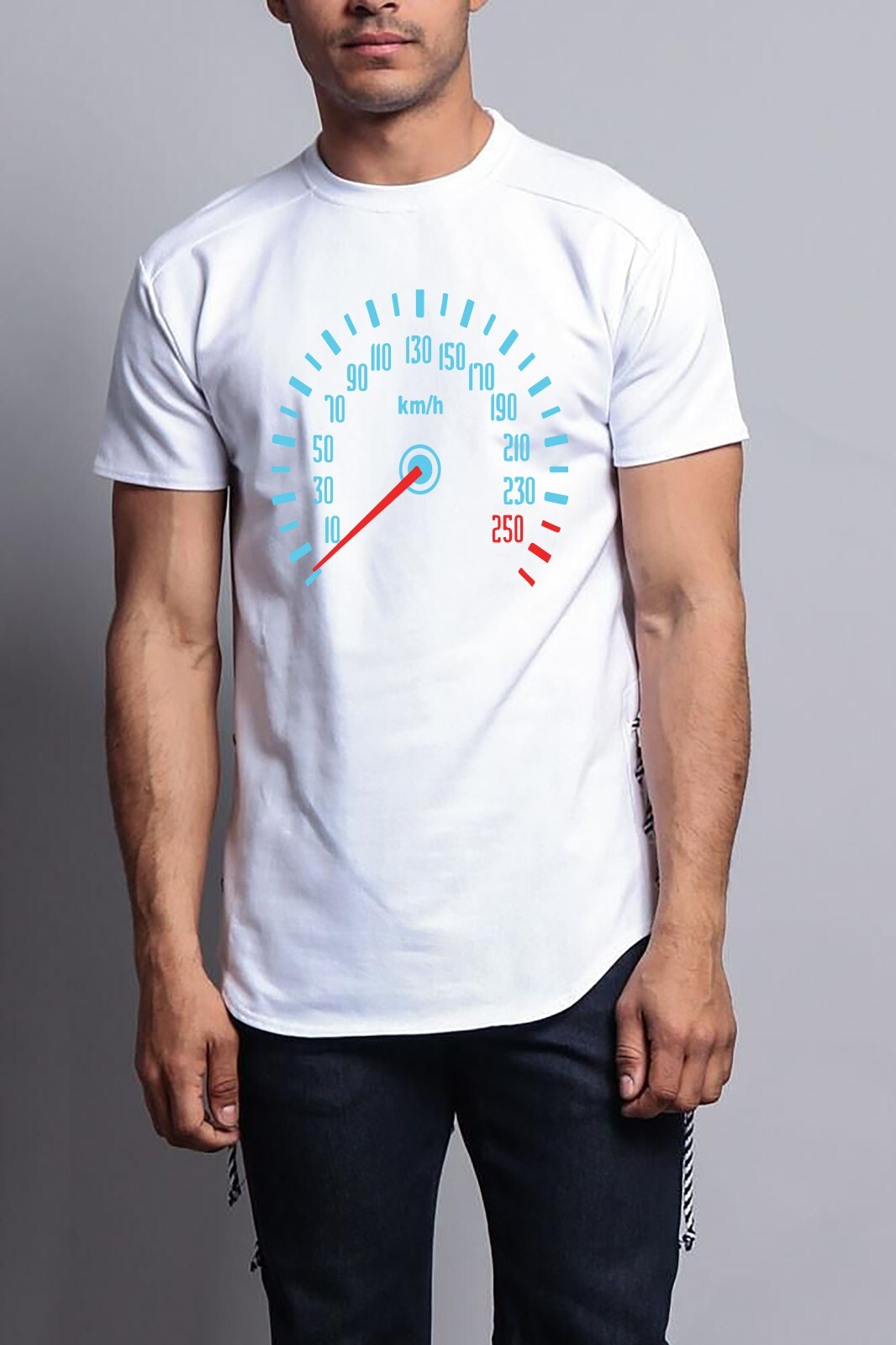 VU Tee Men's Black Cool Meter Analog Gift For Adults Top Trendy Uni T ...