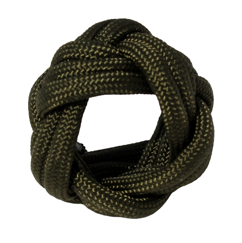 Handmade Scout Neckerchief Slide Woggle Paracord Turks Head Knot Olive ...