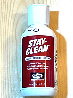 Stay-Clean, Liquid Flux, For Soldering & Tinning Flux, 4 oz., HARRIS | eBay