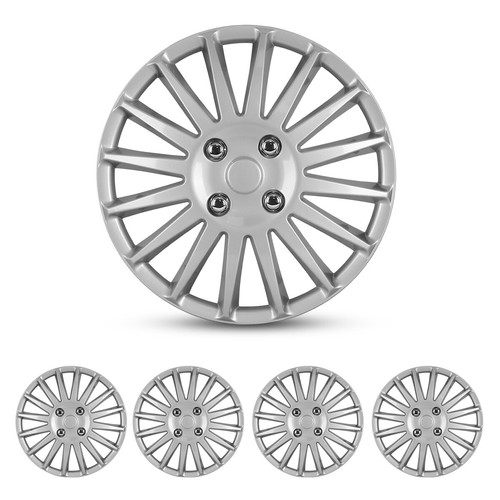 Set of 4 14" Wheel Covers Hubcaps Snap On Full Hub Caps fit R14 Tire ...